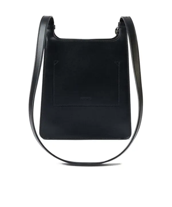 Jacquemus Logo Embossed Small Tablier Shoulder Bag - Black