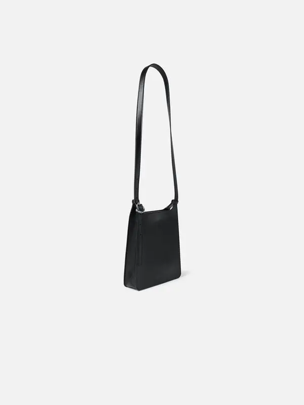 Jacquemus Small Tablier Shoulder Bag With Embossed Logo - Black