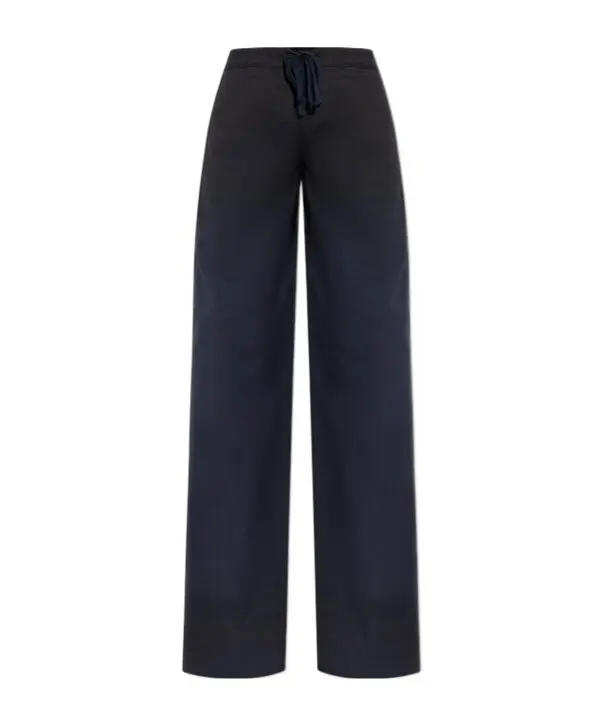 Dsquared2 Wide-leg Drawstring Trousers - Navy Blue