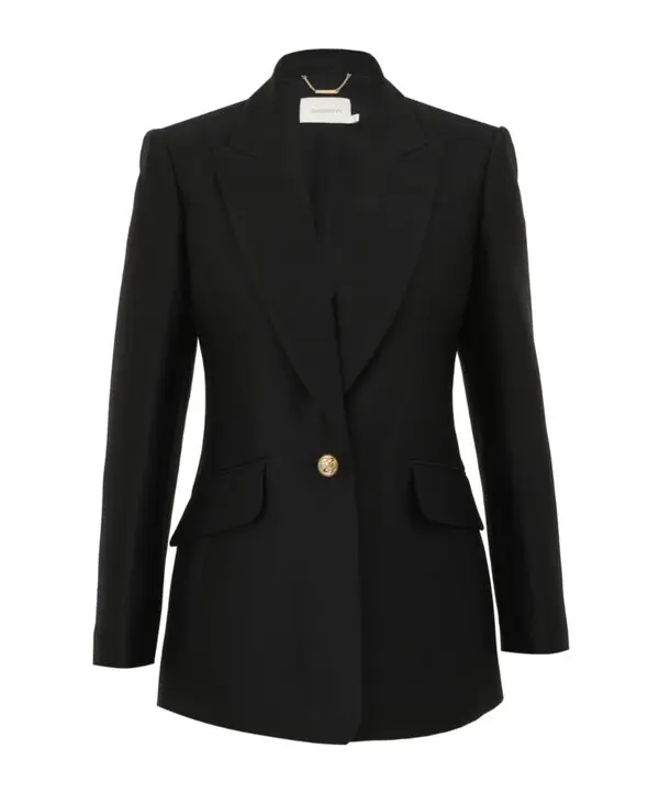 Zimmermann Single-button Notched Lapel Blazer