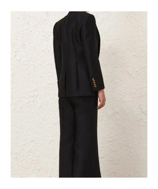 Zimmermann Single-button Notched Lapel Blazer