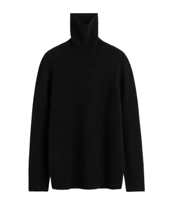 TOTEME Roll Neck Long Sleeved Jumper - Black