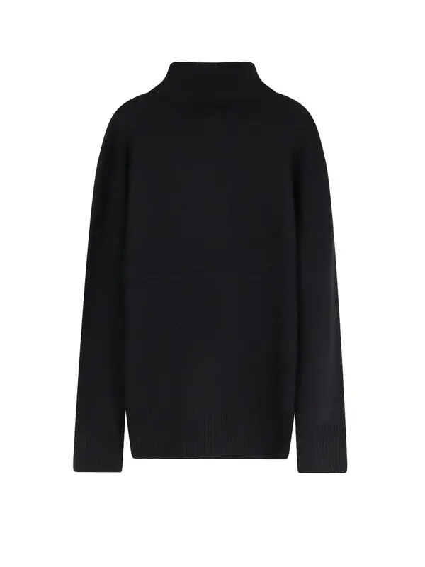 TOTEME Roll Neck Long Sleeved Jumper - Black