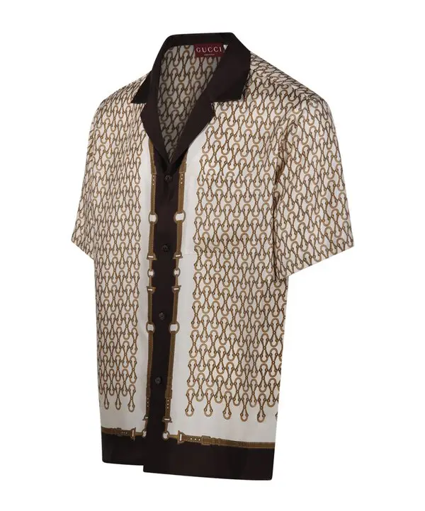 Gucci Pattern-printed Short-sleeved Shirt