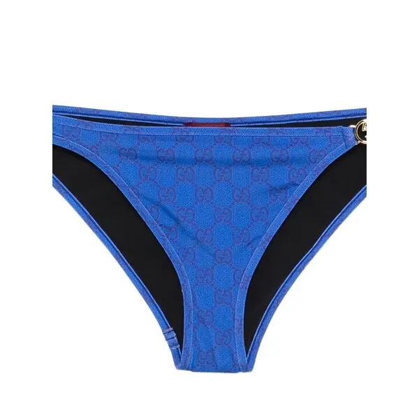 Gucci Printed Gg Stretch Jersey Bikini