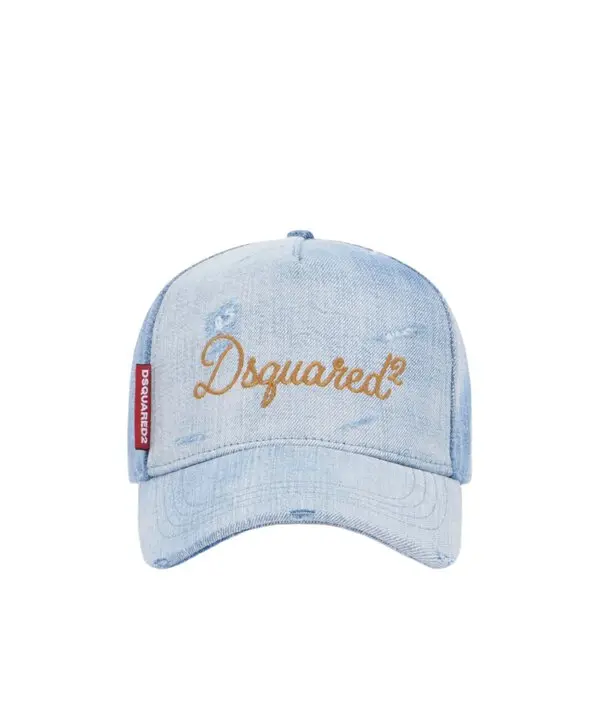 Dsquared2 Baseball Cap With Rainbow Embroidery - Blue