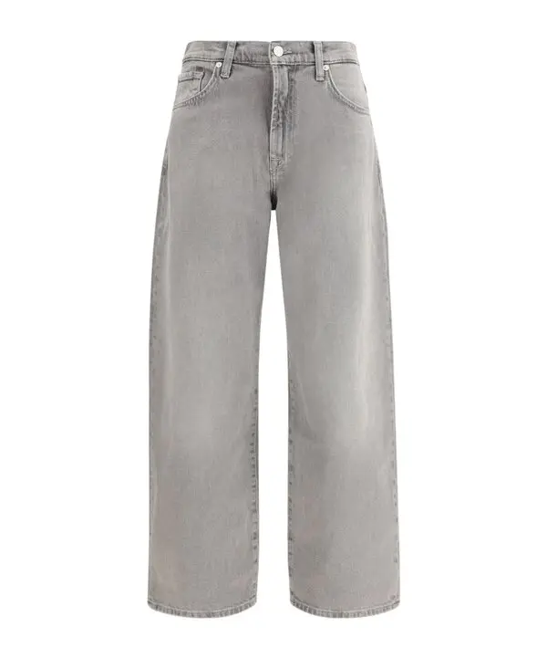 7 For All Mankind Bonnie Baggy Jeans - Gray