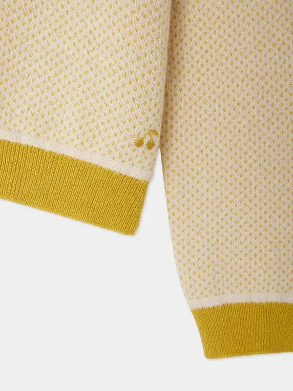 Bonpoint Embroidered Knitted Polo Shirt - Nude