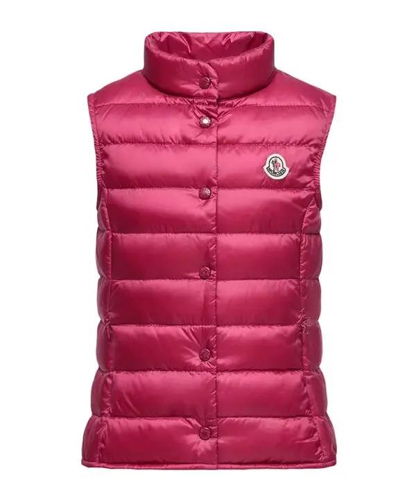 Moncler Liane Packable Down Vest - Raspberry Powder