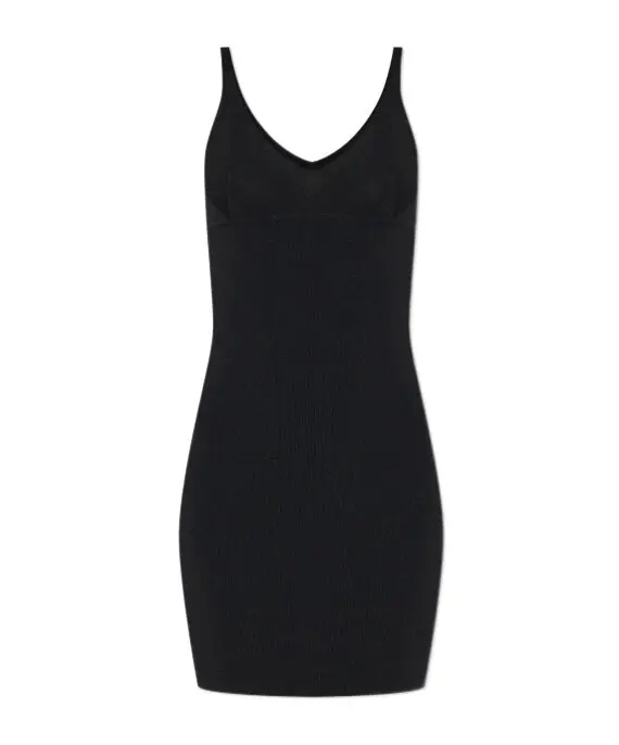 Isabel Marant Étoile Ribbed V-neck Mini Dress