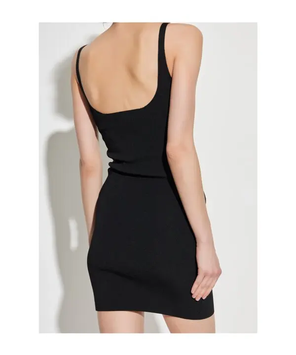 Isabel Marant Étoile Ribbed V-neck Mini Dress