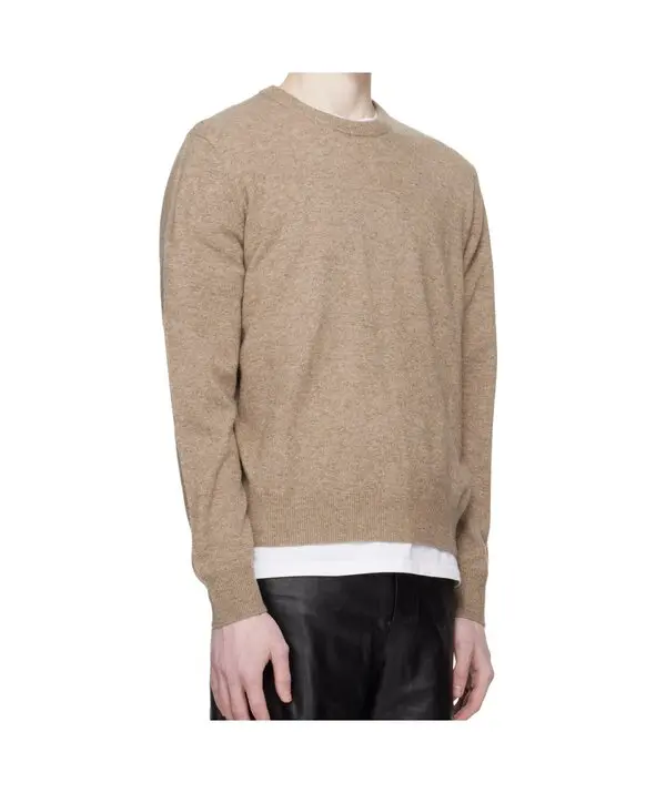 ENTIRE STUDIOS Knit Crewneck Sweater - Camel