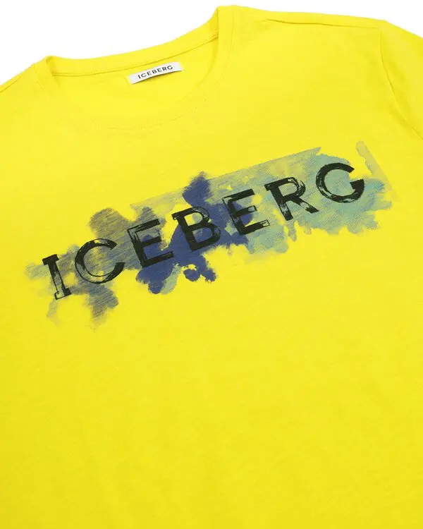 Iceberg Printed T-shirt - Yellow