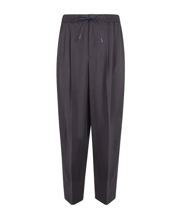 PT TORINO Drawstring Casual Pants With Pleats