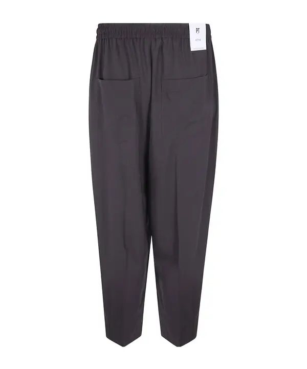PT TORINO Drawstring Casual Pants With Pleats
