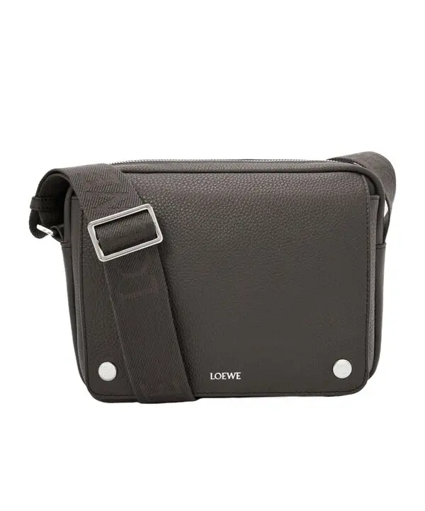 Loewe Logo Printed Xs Messenger Bag - Dark Gray