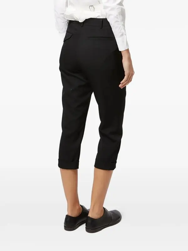 Comme Des Garçons Cropped Tailored Trousers