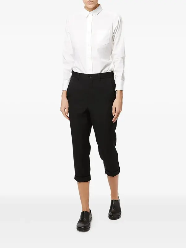 Comme Des Garçons Cropped Tailored Trousers