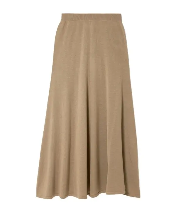 Tove Thora Merino Wool And Silk-blend Maxi Skirt