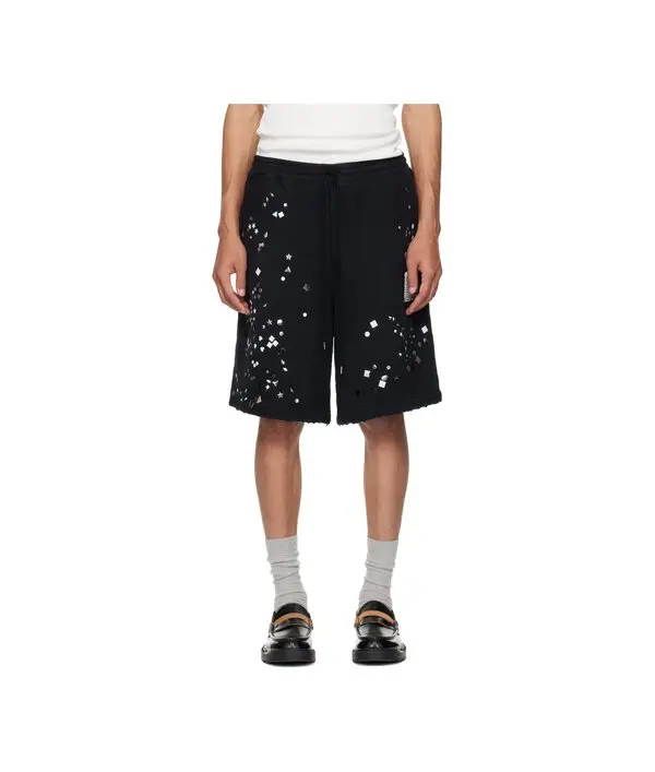 Mihara Yasuhiro Embellished Cotton Shorts