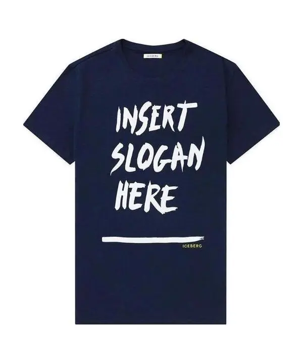 Iceberg Round Collar Logo T-shirt