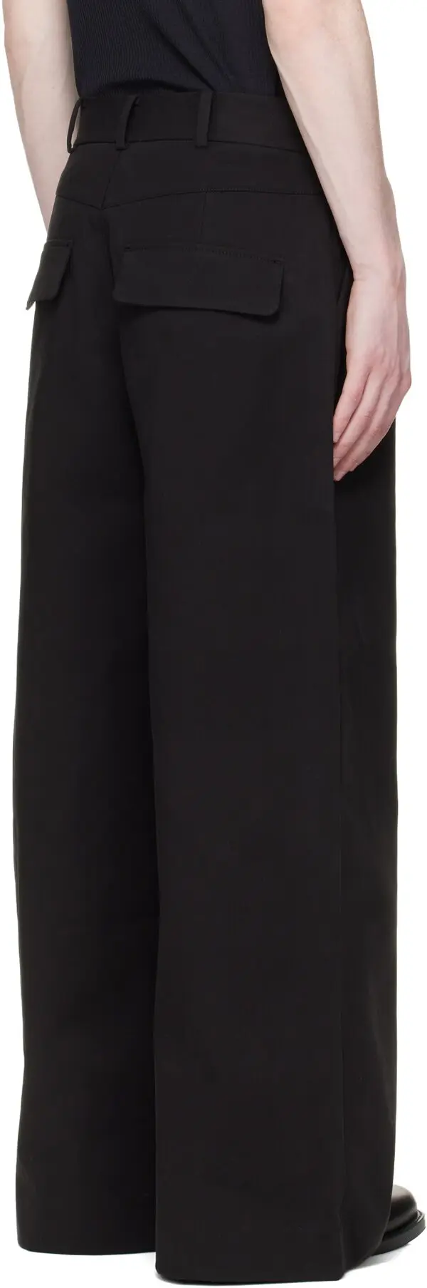 ENTIRE STUDIOS Dinch Pleated Wide Leg Trousers