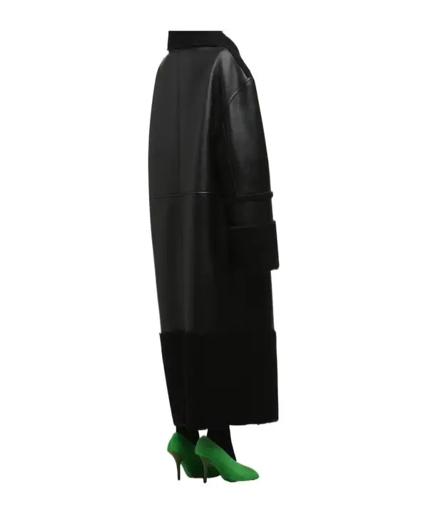 ENTIRE STUDIOS Shearling Long Coat