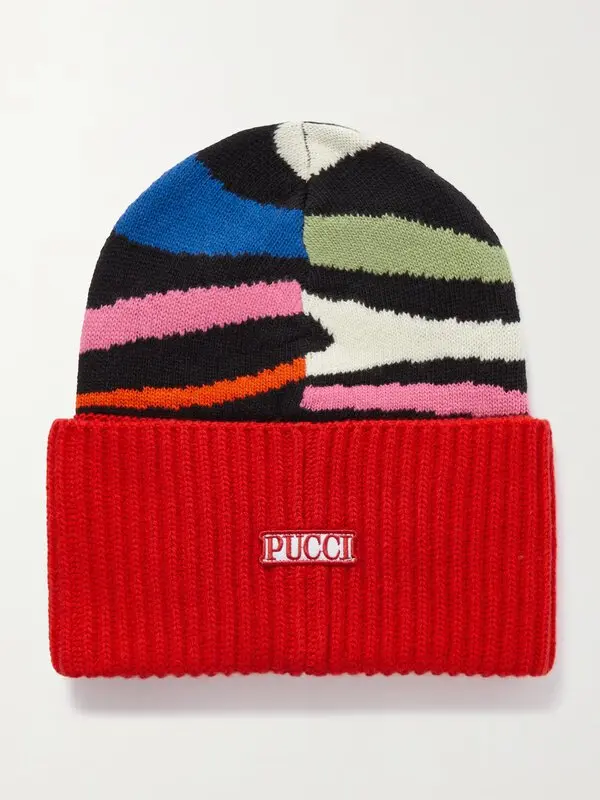 Emilio Pucci Jacquard Wool Hat