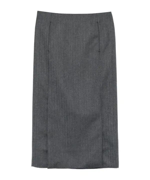 ENTIRE STUDIOS Slit-detail Midi Skirt - Dark Grey