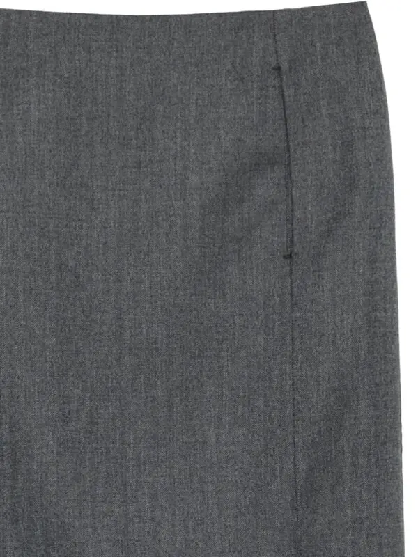 ENTIRE STUDIOS Slit-detail Midi Skirt