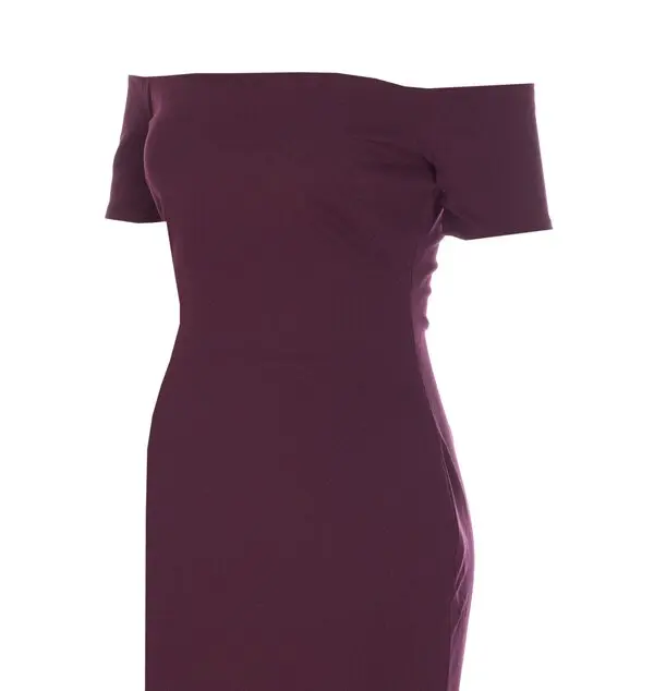 Solace Off-shoulder Maxi Dress With Slit Detail