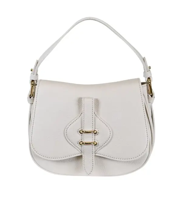 COCCINELLE Mavery Flap Shoulder Bag - White