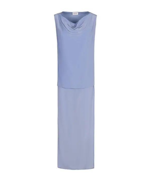 P.a.r.o.s.h Sleeveless Drape Detailed Dress