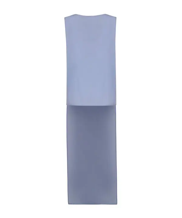 P.a.r.o.s.h Sleeveless Drape Detailed Dress