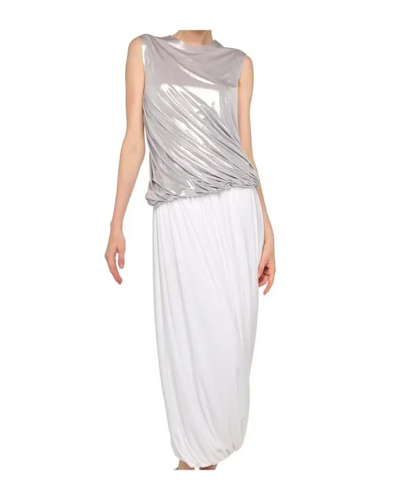 Norma Kamali Sleeveless Draped Top