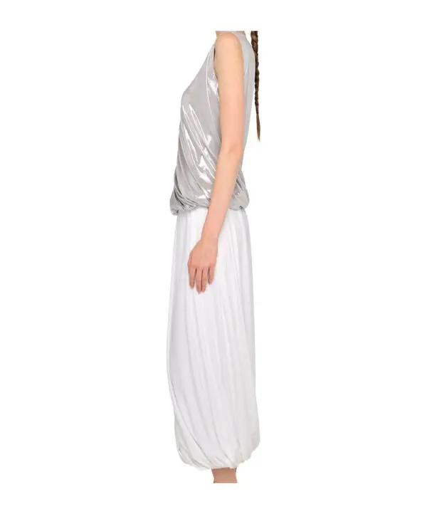 Norma Kamali Sleeveless Draped Top