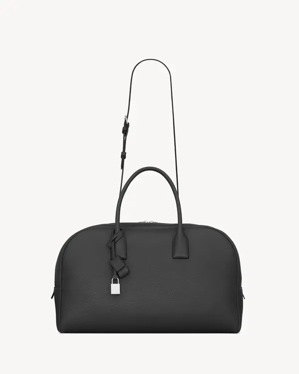 Saint Laurent Medium Bowling Duffle Bag - Black