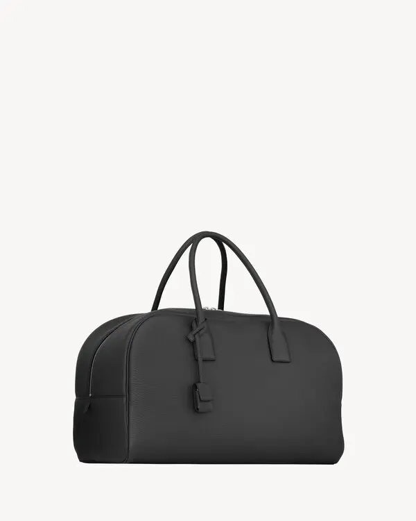 Saint Laurent Medium Bowling Duffle Bag - Black