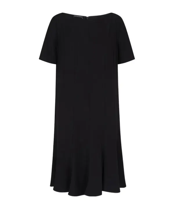 Emporio Armani Short-sleeve Flared Dress