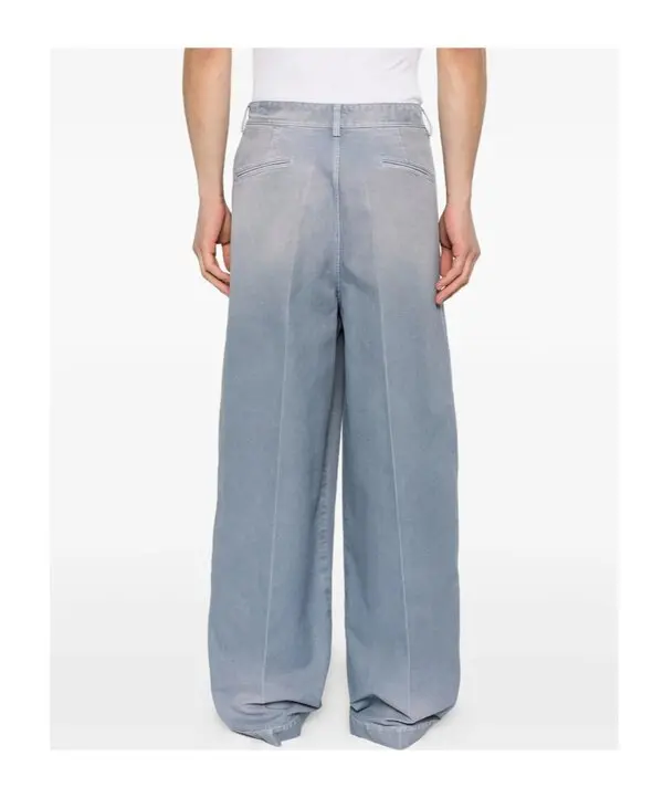 Marni Pleated Wide-leg Trousers - Gray