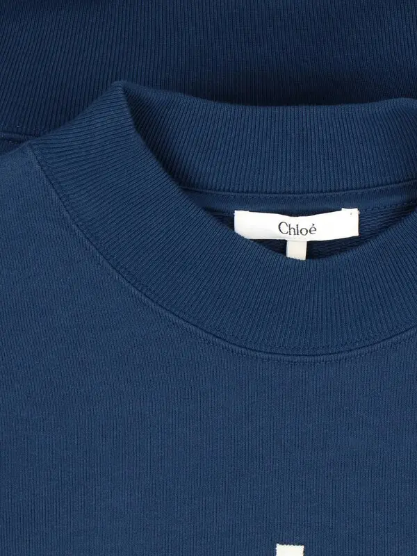 Chloé Logo Sweatshirt - Blue