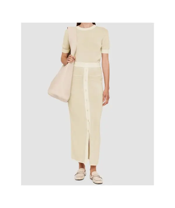 JOSEPH Button Knit Skirt