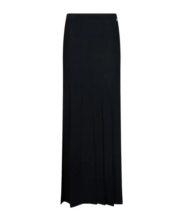 Liu Jo High-waisted Fringed Knit Skirt