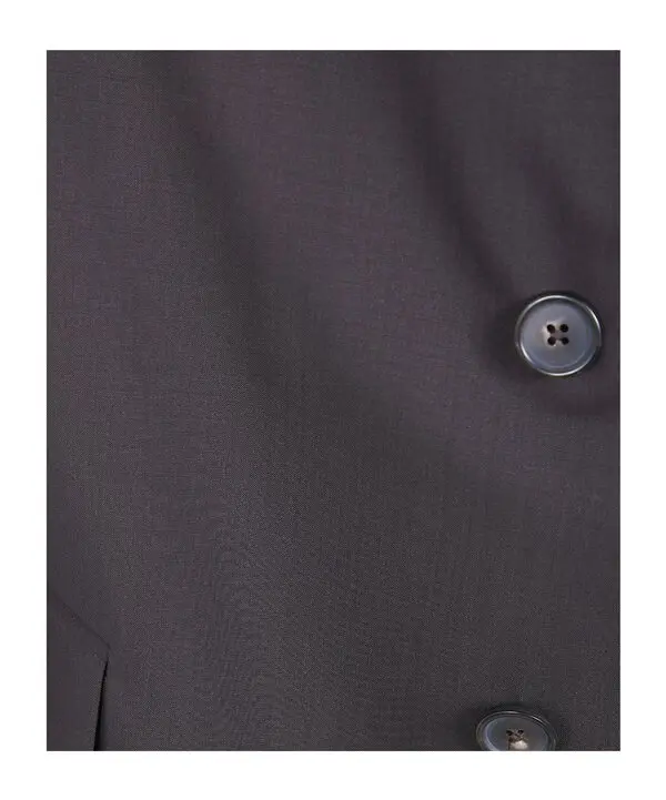 PT TORINO Double Breasted Jacket - Dark Brown