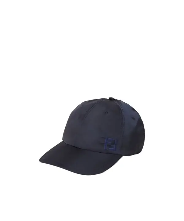 Fendi Ff Embroidered Baseball Cap - Dark Blue