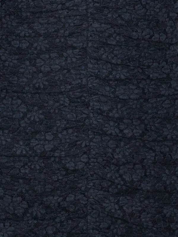 ROTATE BY BIRGER CHRISTENSEN Lace-detailed Ruched Mini Dress