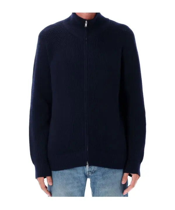 Isabel Marant Étoile High-neck Zipped Knit Cardigan - Black