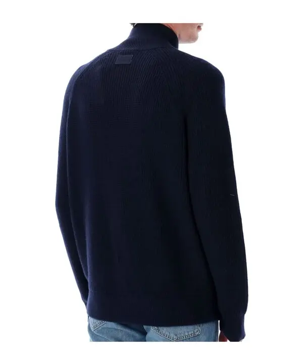 Isabel Marant Étoile High-neck Zipped Knit Cardigan - Black