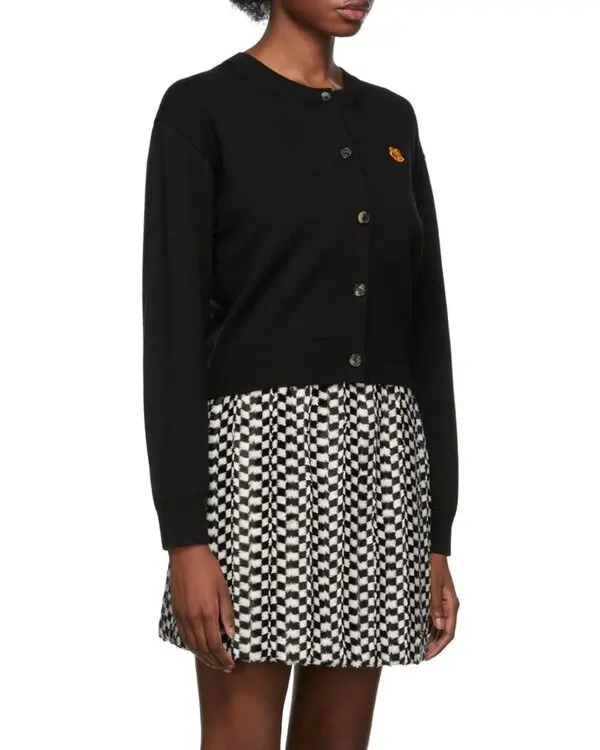 Kenzo Tiger Embroidered Cardigan