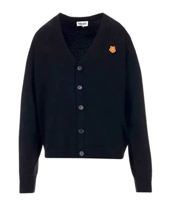 Kenzo Tiger Embroidered Cardigan